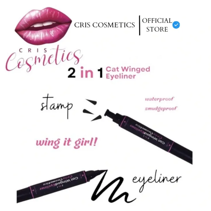 [𝗢𝗡-𝗛𝗔𝗡𝗗] Cat Winged Eyeliner by Cris Cosmetics | Lazada PH