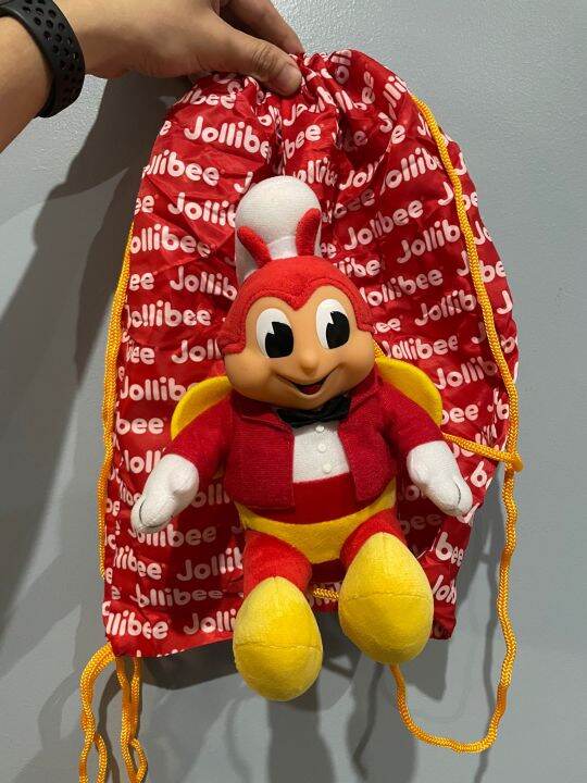 Jollibee Stuffed Toy (Jollibee Drawstring Bag) Jollibee Toys | Lazada PH