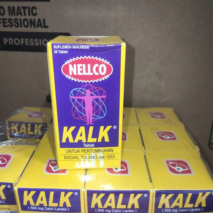 Nellco kalk tablet isi 30 tablet | Lazada Indonesia
