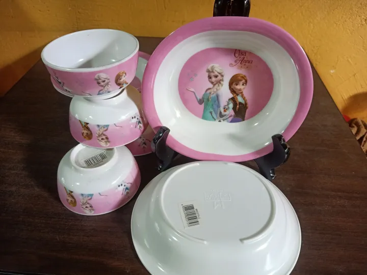 Frozen Design Melamine soup bowl/ elsa Anna and Olaf | Lazada PH