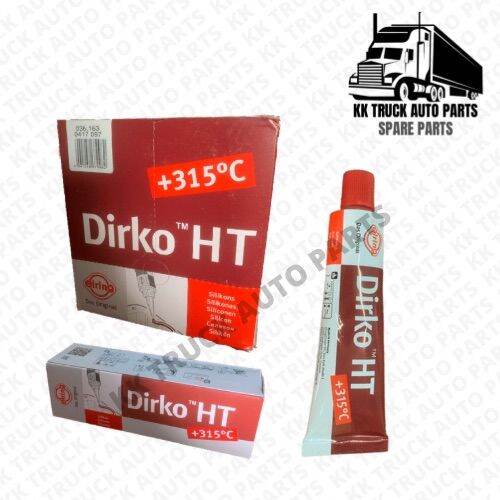 ELRING DIRKO HT +315C GASKET GUM RED SILICONE OIL PAN SEALANT UNIVERSAL ...