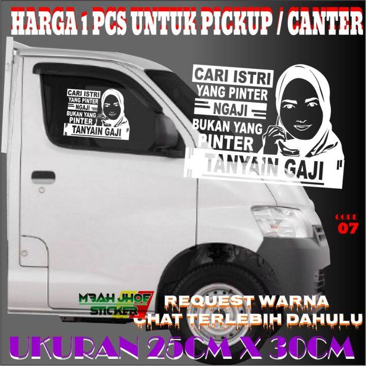 sticker kaca samping GRAN MAX,PICKUP,CANTER,L300 | Lazada Indonesia