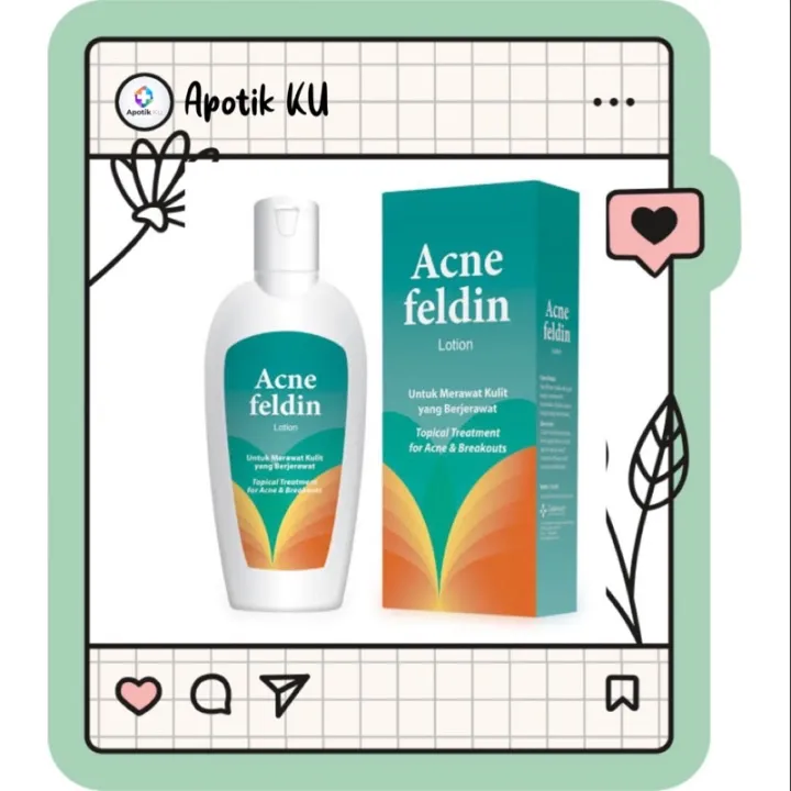 Acne Feldin lotion obat oles totol jerawat 110ml | Lazada Indonesia