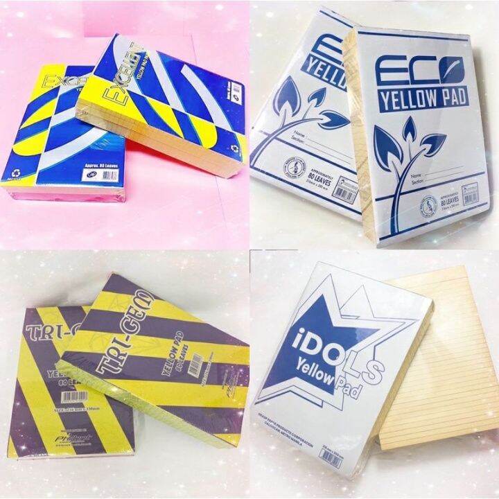 Yellow pad long paper Intermediate pad long pad paper quiz pad1/4&1/2 ...