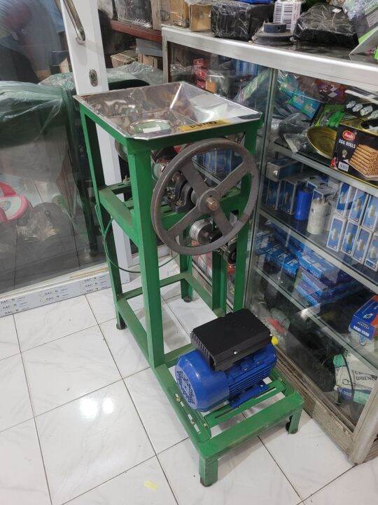 Mesin Giling Daging Cabe Kacang +Dinamo Listrik 1HP | Lazada Indonesia