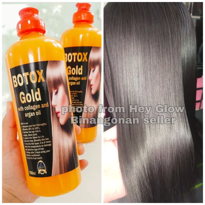 HAIR BOTOX GOLD TREATMET 500ML | Lazada PH