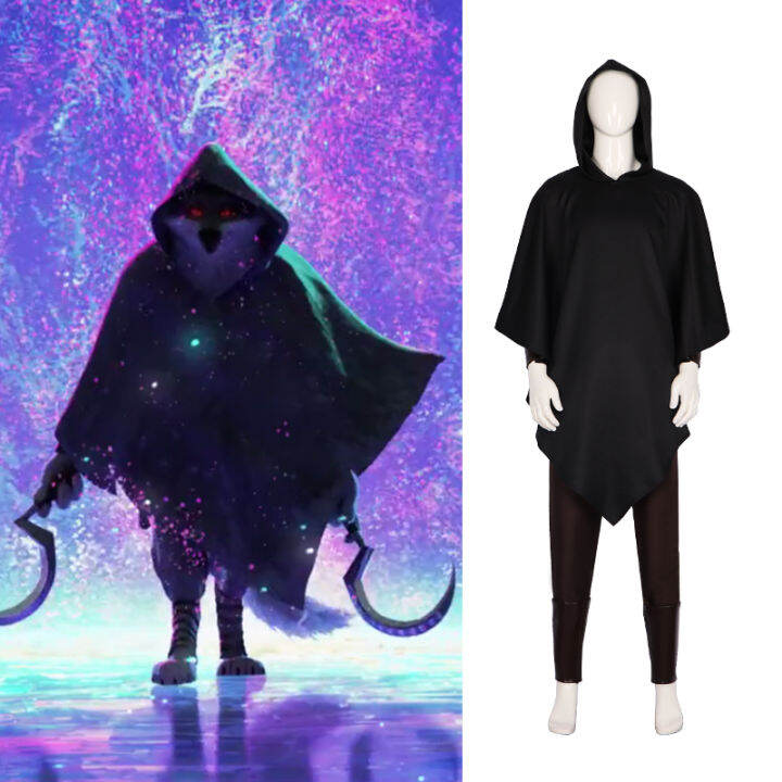 Cat in Boots Cos Costume God of Death Wolf Cape Cloak Cosplay Cosplay ...