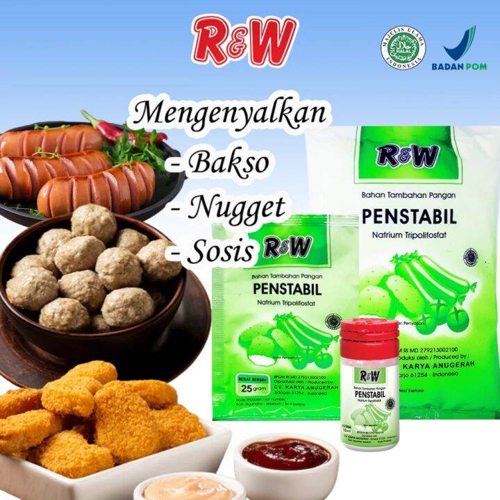 Pengenyal makanan Rw Rajawali penstabil makanan serbaguna | Lazada ...