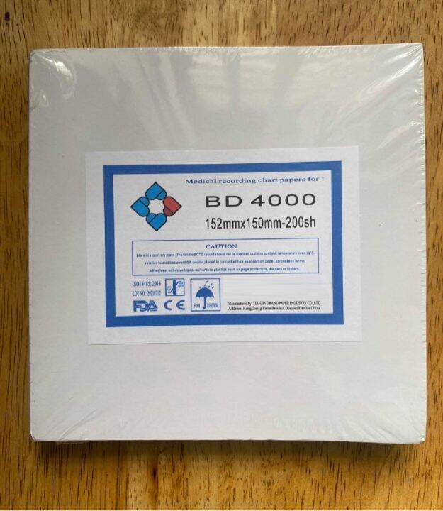 CTG Paper / Fetal Monitor Paper 152mm x 150mm x 200sh for Huntleigh ...