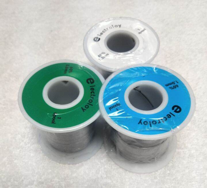 ELECTROLOY SOLDERING LEAD 60/40 .8MM 1MM 1.2MM | Lazada PH