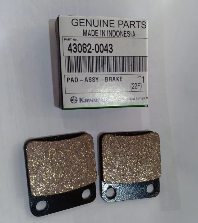 Kawasaki Genuine Parts Set Kampas Rem Belakang Motor for Kawasaki Athlete & Klx 150 [43082-0043 ...