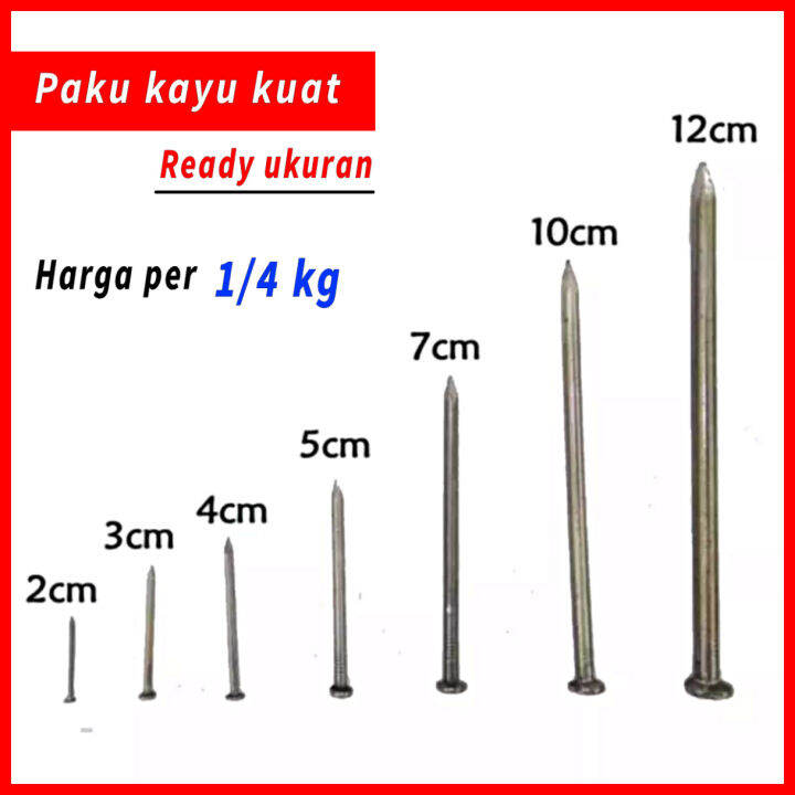 Paku Seri Paku Kayu Semua Ukuran Kuat Tahan Lama Lazada Indonesia