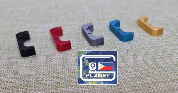 CNC Aluminum Magazine Release Mag Catch Extended For Gen5 Gen4 Ambidextrous Matac innovations ...