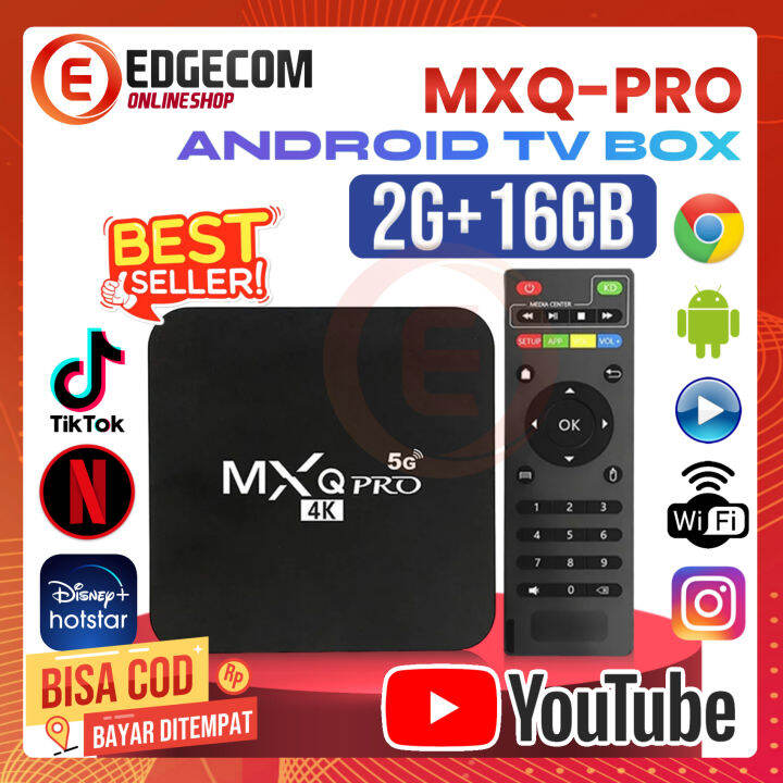 ANDROID TV BOX MXQ-PRO 2GB / 16GB SUPPORT 4K FULL HD MXQ PRO | Lazada ...