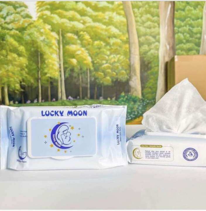 Giấy ướt Lucky Moon không mùi, không hoá chất độc hại | Lazada.vn