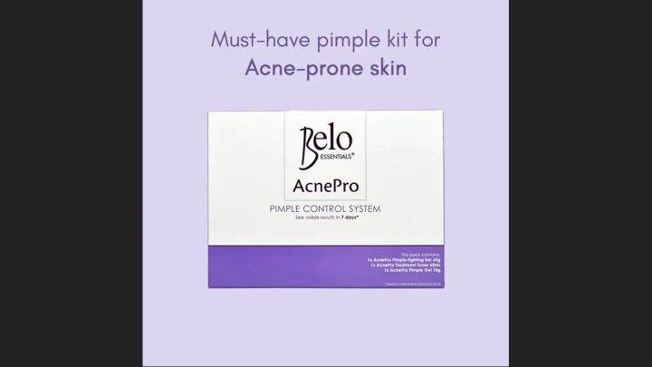 Belo Acne Pro Pimple Treatment System Facial Set | Lazada