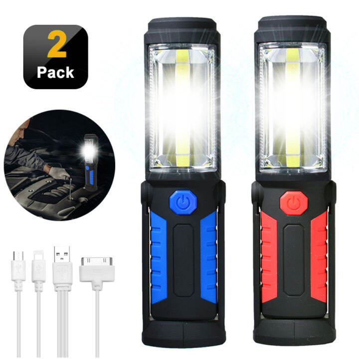 COB light work light Magnetic Hook torch light powerful japan original ...