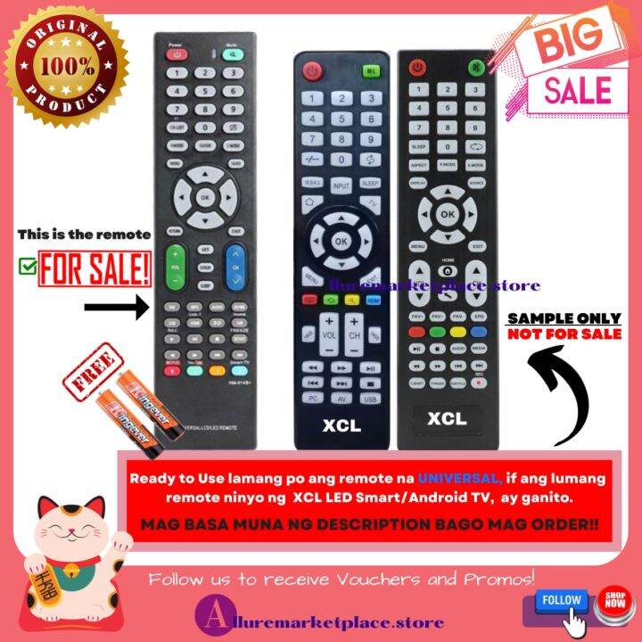 XCL Ready to Use Universal TV Remote for XCL SMART TV| Read Description ...