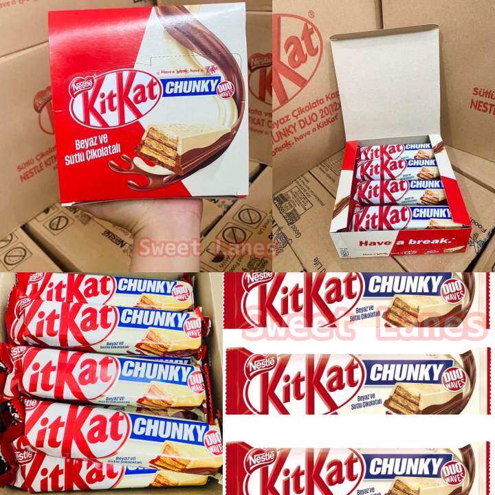 NEW KITKAT CHUNKY DUO BOX (12pcs x 38g) | Lazada PH