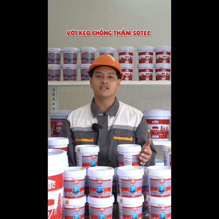 Keo chống thấm SOTEC - NANO ĐA NĂNG (5 Lít) ngăn sự thấm nước từ bên ngoài, bảo vệ trần nhà, sàn ...