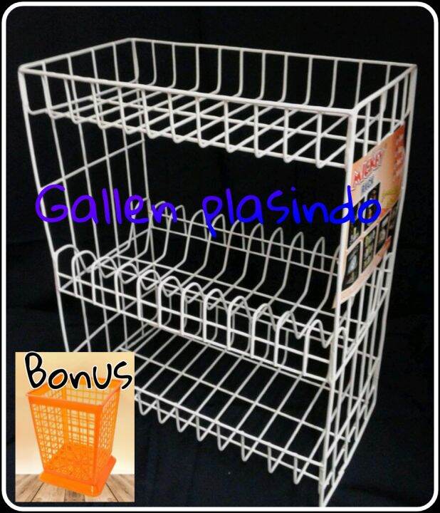 Rak piring besi 3susun | Lazada Indonesia