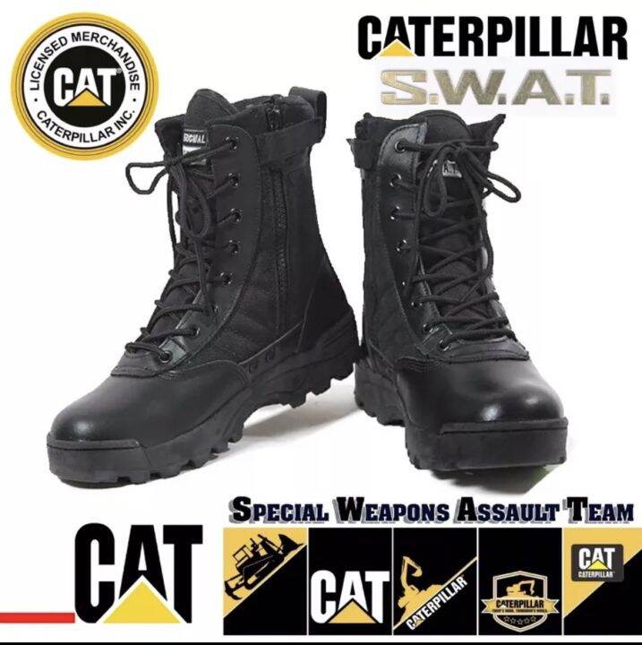 Premium Quality CAT Tactical Military Explorer Boot Kasut But SWAT ...