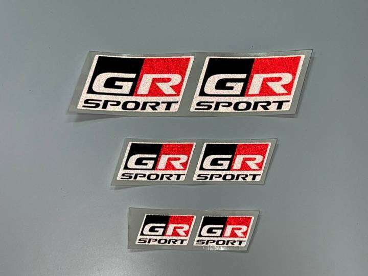 สติ๊กเกอร์ สะท้อนแสง คำว่า GR SPORT ติดรถ แต่งรถ TOYOTA HILUX REVO GR ...