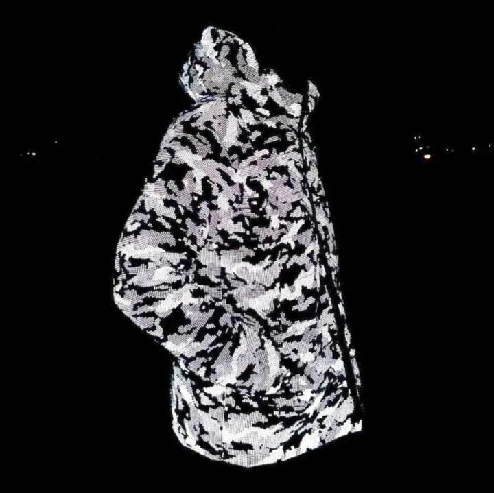 Puffed Jacket Reflective Camo Black | Lazada Indonesia