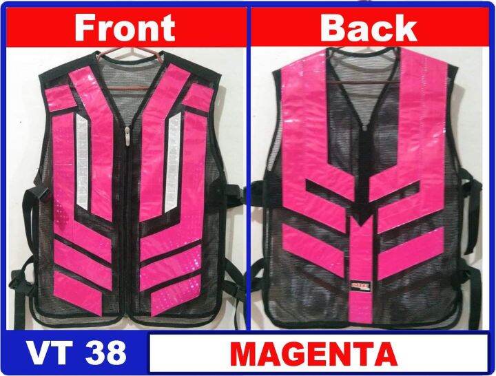 VT38 riders reflectorized vest (1 to 3 days ready fastest) | Lazada PH
