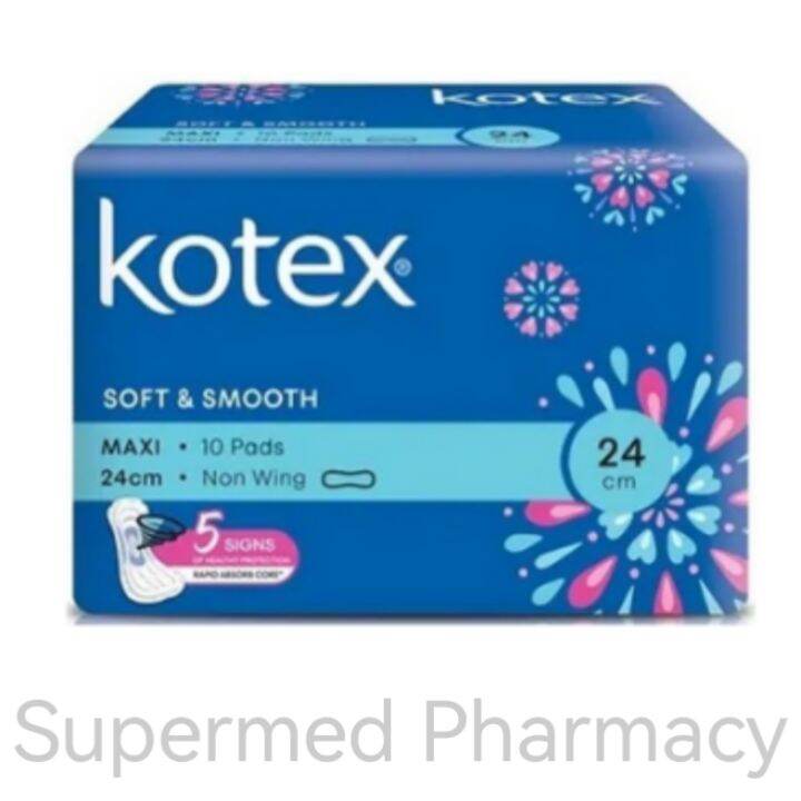 Kotex Maxi 24cm Non Wing 10's | Lazada