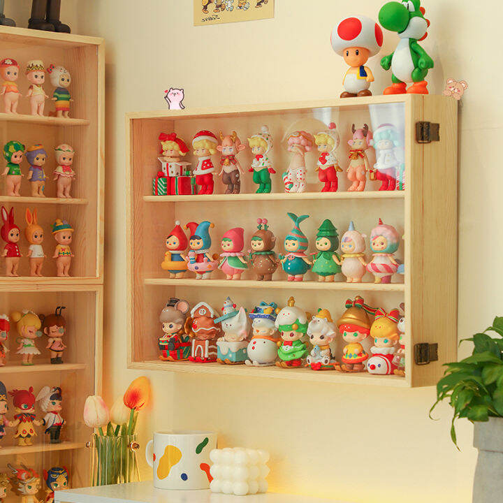 Wall-Mounted Pop Mart Storage Blind Box Hand-Made Display Box ...