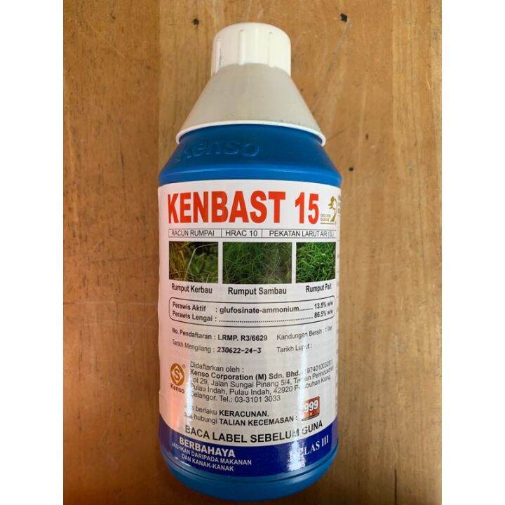 KENBAST 15 Glufosibate Ammonium 13.5% KENSO / Racun Sentuh Pekatan ...