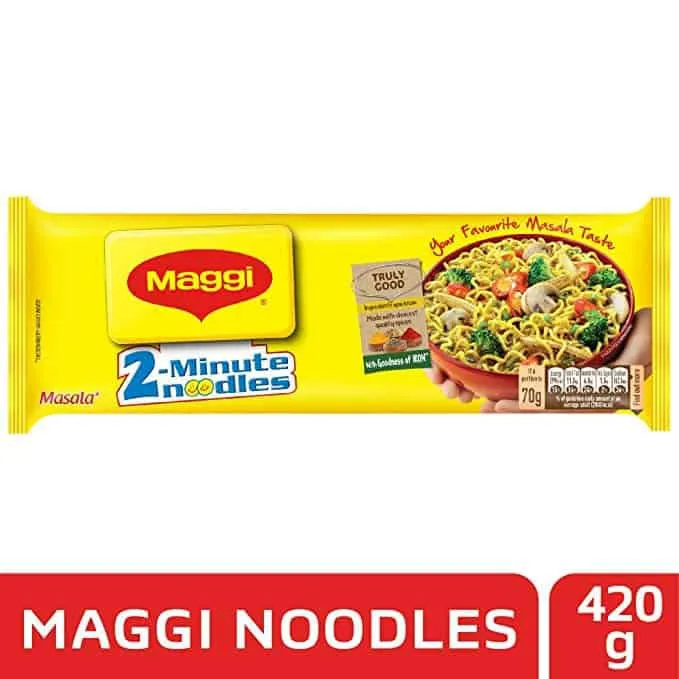 Maggi Noodles Masala 6 in1 pack 420g . | Lazada.co.th