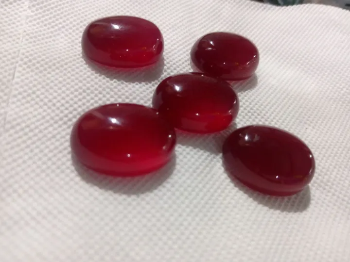 GIOK MERAH JADE MERAH DINGIN BATU PERMATA GIOK MERAH LANGKA | Lazada ...