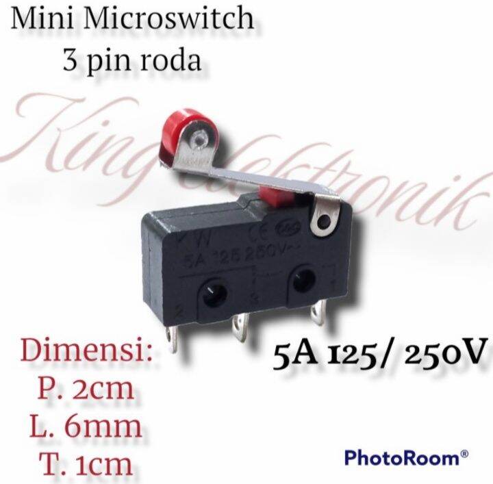 MINI MICROSWITCH 3PIN PLUS RODA MERAH (HARGA SATUAN) | Lazada Indonesia