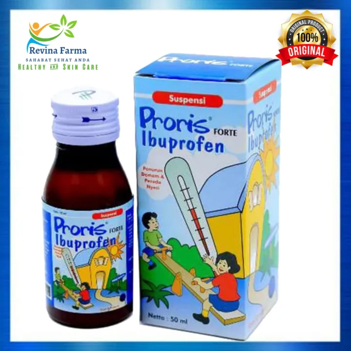Proris Syrup Forte 50Ml Obat sakit gigi anak, Obat Demam anak, Obat ...