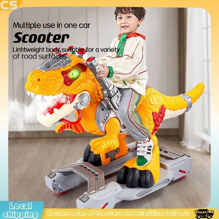 Children dinosaur Cavalry Kick Scooter | Lazada PH