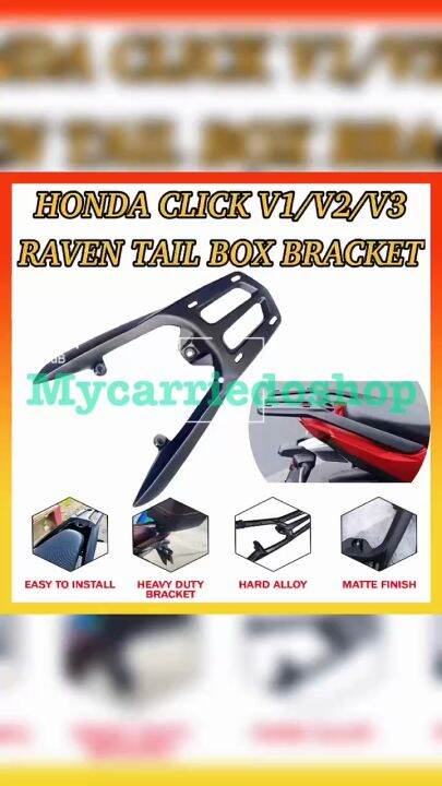 Honda Click Raven Bracket / Honda Click 125 Click 150 V1 V2 V3 Top Box ...