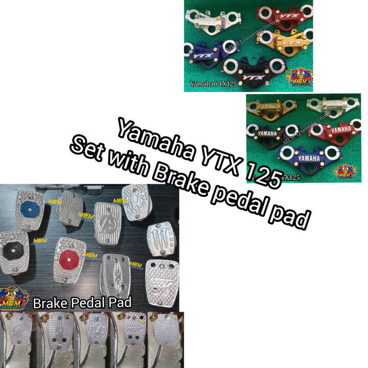 Yamaha YTX 125 Set with Brake Pedal Pad | Lazada PH