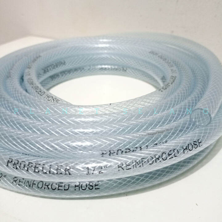 Selang Air 15 Meter 1/2 Inch Tebal 1 MM Benang Bening Murah | Lazada Indonesia