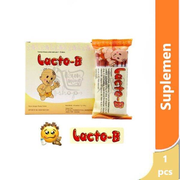 Lacto-B / 1 gram / sachet - suplemen makanan untuk kesehatan pencernaan ...