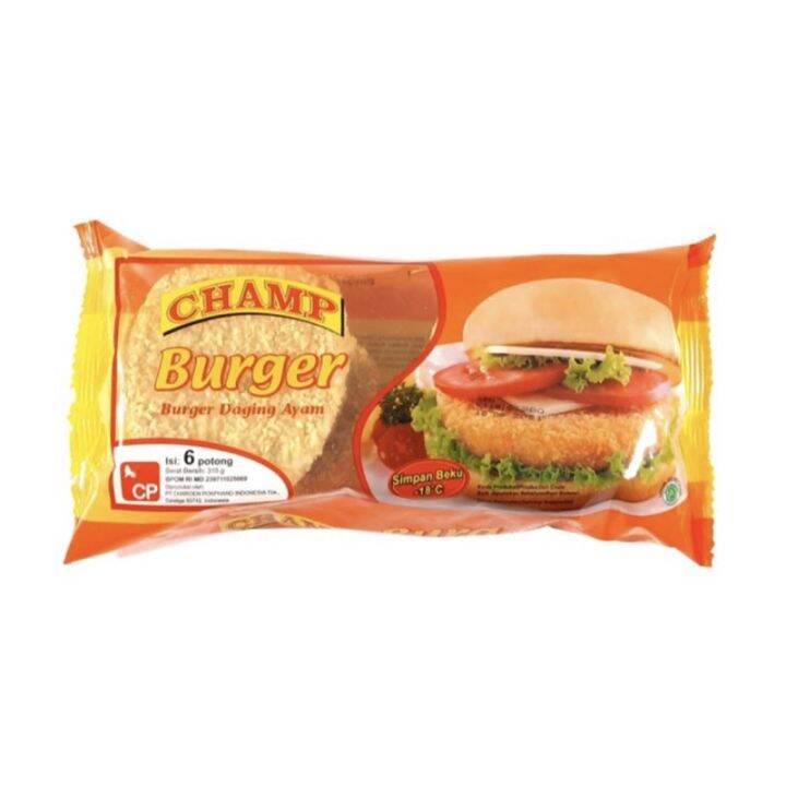 Champ Chicken Burger 6pcs | Lazada Indonesia