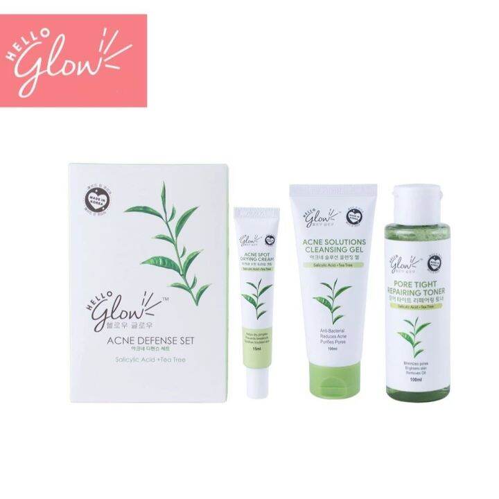 Hello Glow Acne Defense Set | Lazada PH