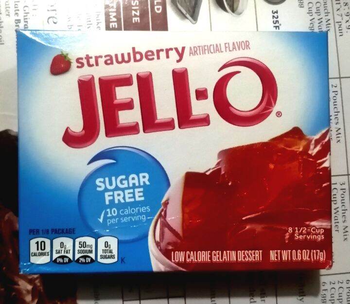 Jell-O Sugar Free Strawberry Flavor Gelatin 17g | Lazada PH