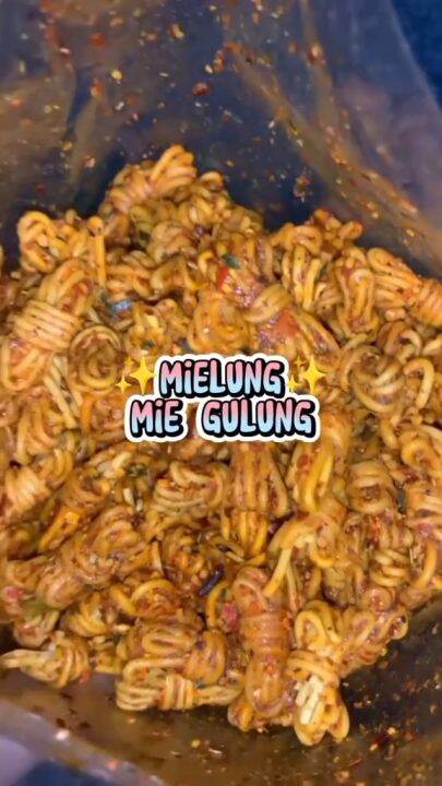 MIE GULUNG VIRAL Tiktok 250 gr - 500GR - 1 KG /cemilan kriuk gurih ...