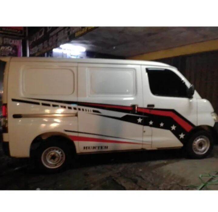 Cutting stiker mobil box van blind van colt apv grandmax | Lazada Indonesia