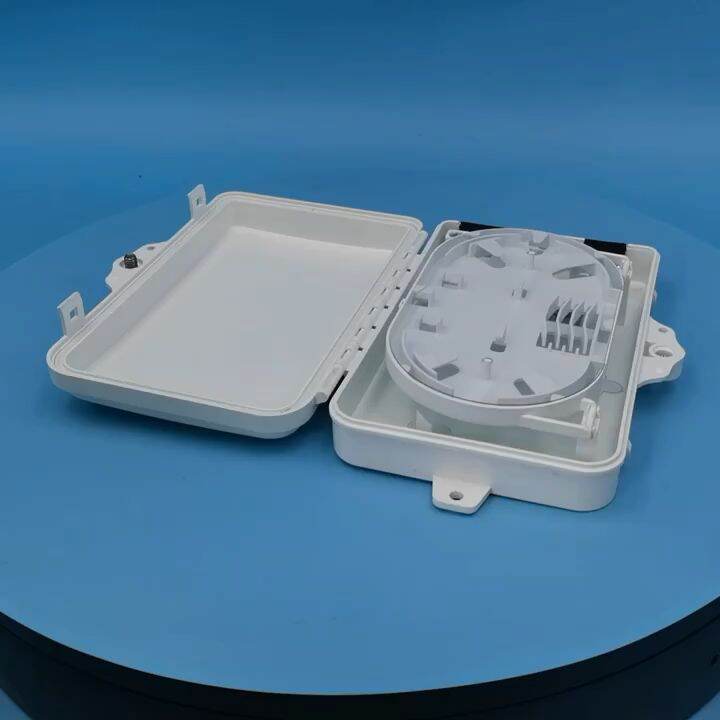FTTH 4 Core Fiber Optic Termination Box 4 Port Optical Fiber ...