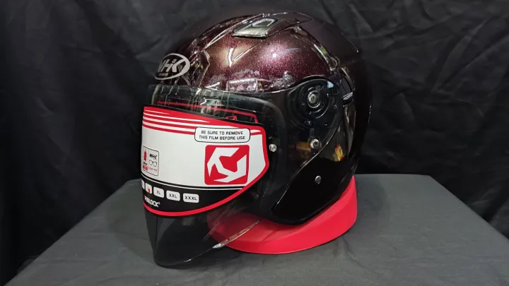 helm nhk s1 gp pro special edition laser red | Lazada Indonesia