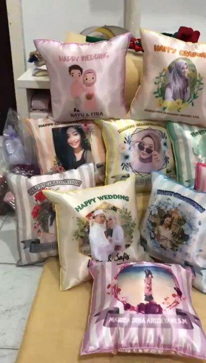 BANTAL CUSTOM NIKAH - Kado Wisuda Ultah Anniversary Wedding Graduation ...