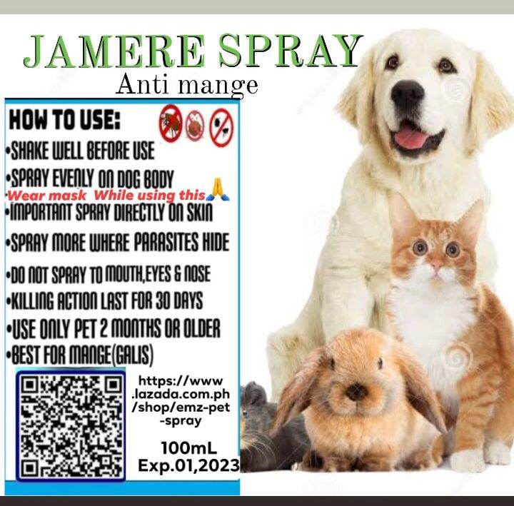 Anti mange Jamere spray 100mL | Lazada PH